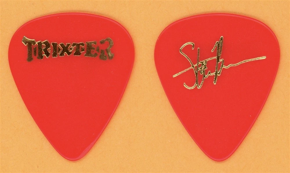 Trixter Steve Brown Vintage Guitar Pick - 1990 Trixter Tour | Autographia