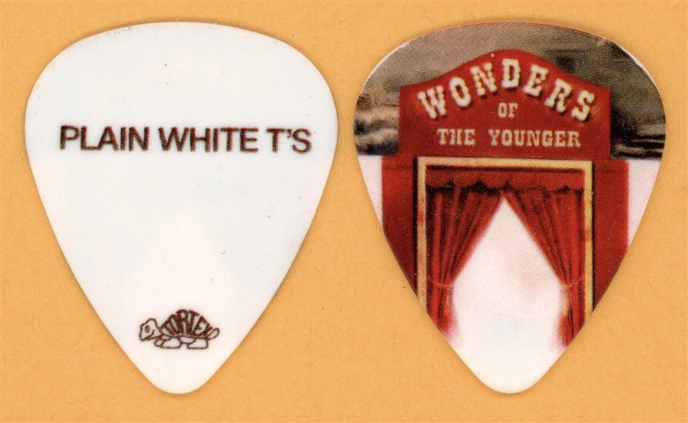 Plain White T's Tim Lopez Vintage Guitar Pick - 2010 Wonders of the ...