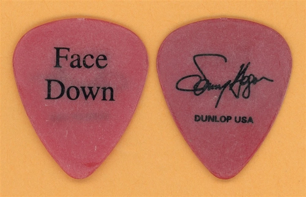 Sammy Hagar Face Down Vintage Guitar Pick - 2002 Not 4 Sale Tour ...