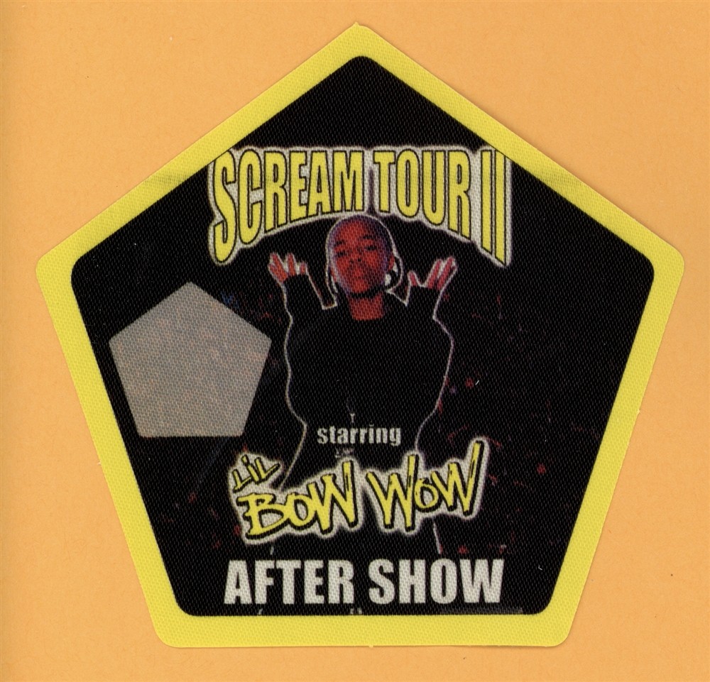 Bow Wow 2003 Scream Tour II Concert Tour AFTER SHOW Backstage Pass ...