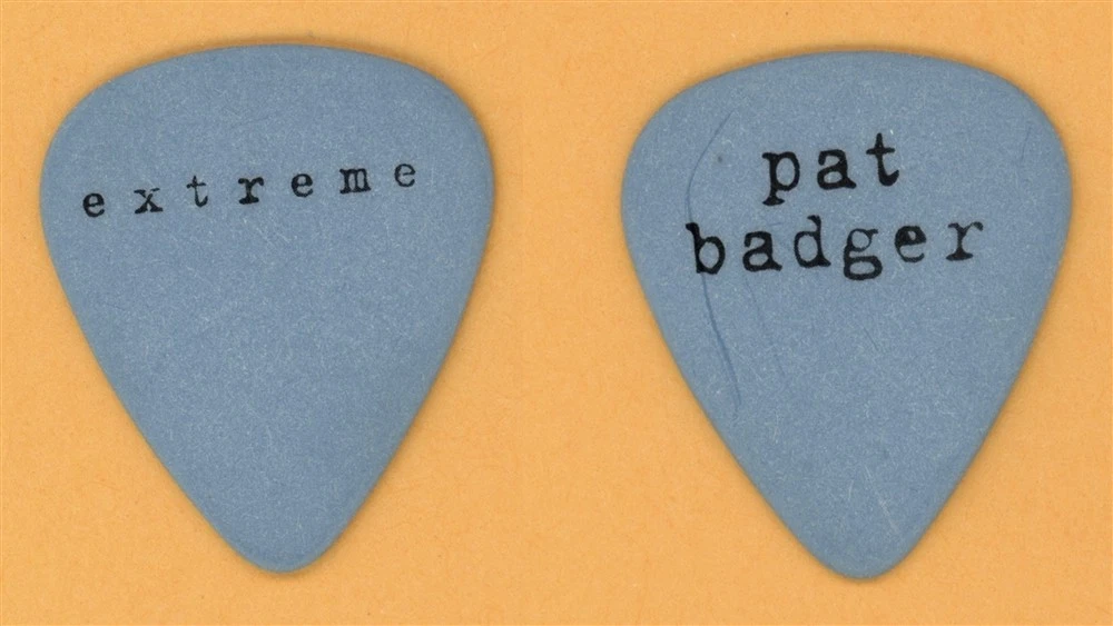 Extreme Pat Badger Vintage Guitar Pick - 1995 Punchline Tour | Autographia