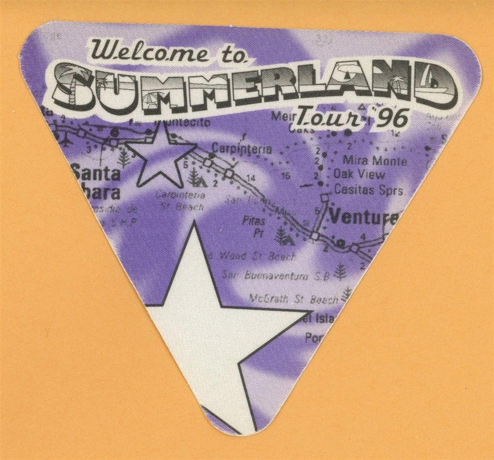 Everclear 1996 Summerland Concert Tour AFTER SHOW Backstage Pass ...