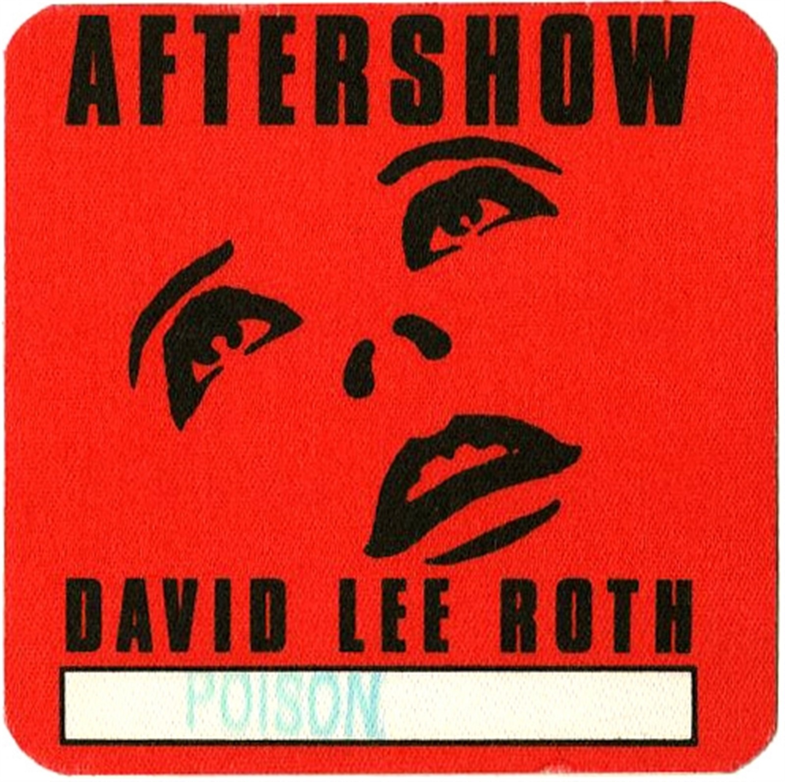 David Lee Roth 1988 Skyscraper Concert Tour After Show Backstage Pass ...