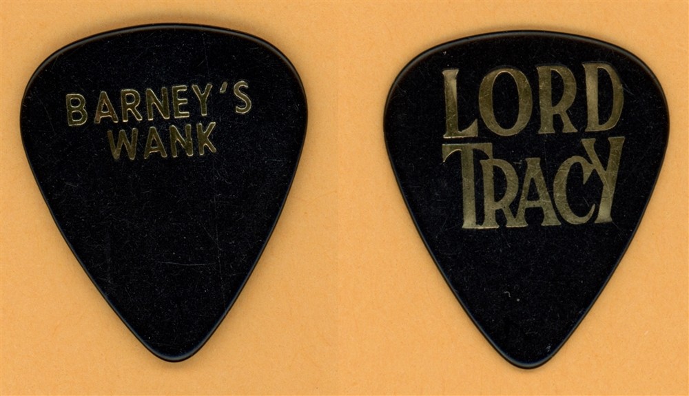 Lord Tracy Barney Ralph Vintage Guitar Pick - 1989 Deaf Gods Tour ...
