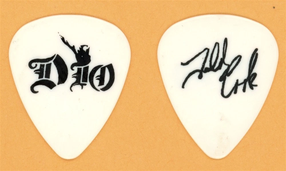 DIO Teddy Cook Vintage Guitar Pick - 1990 Lock Up The Wolves Tour ...