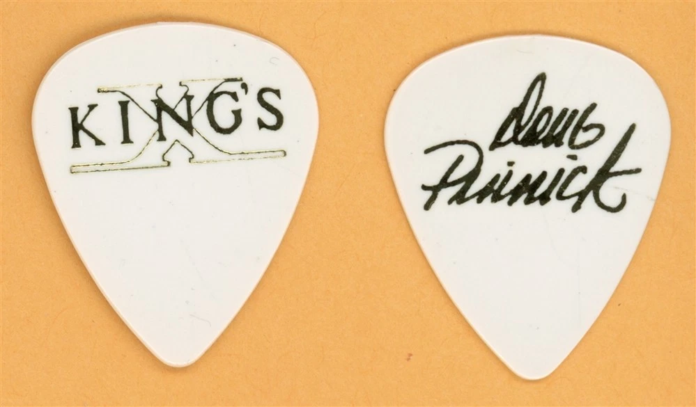 King's X Doug Pinnick Vintage Guitar Pick - 1990 Faith Hope & Love Tour ...