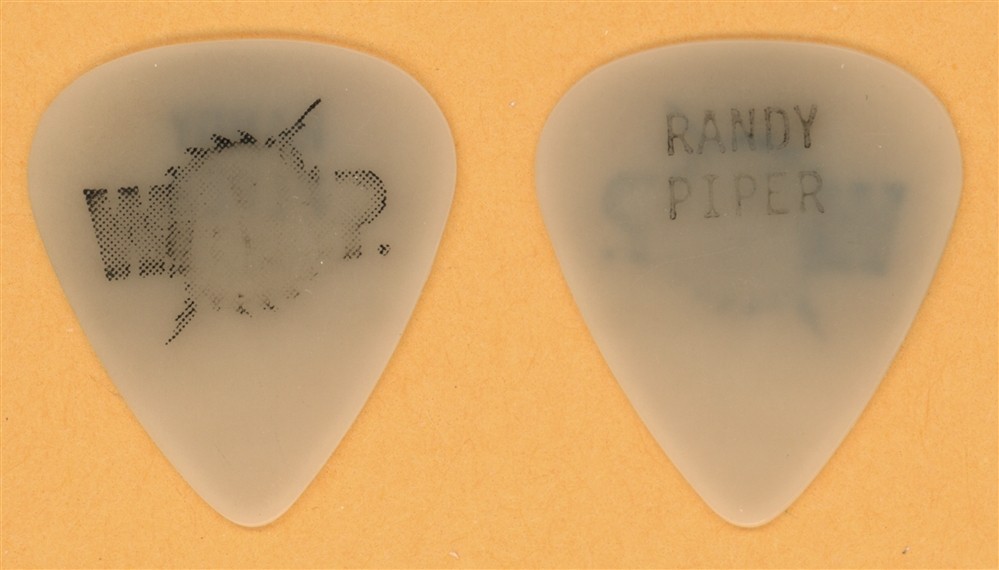 WASP Randy Piper Vintage Guitar Pick - 1985 Last Command Tour - Stage ...