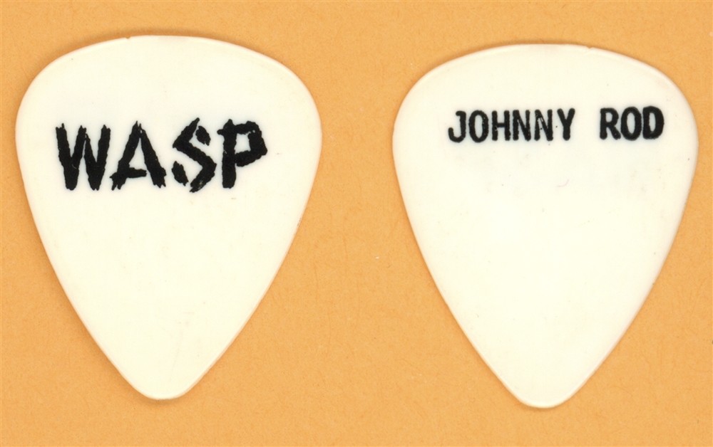 WASP Johnny Rod Vintage Guitar Pick - 1986 Electric Circus Tour ...