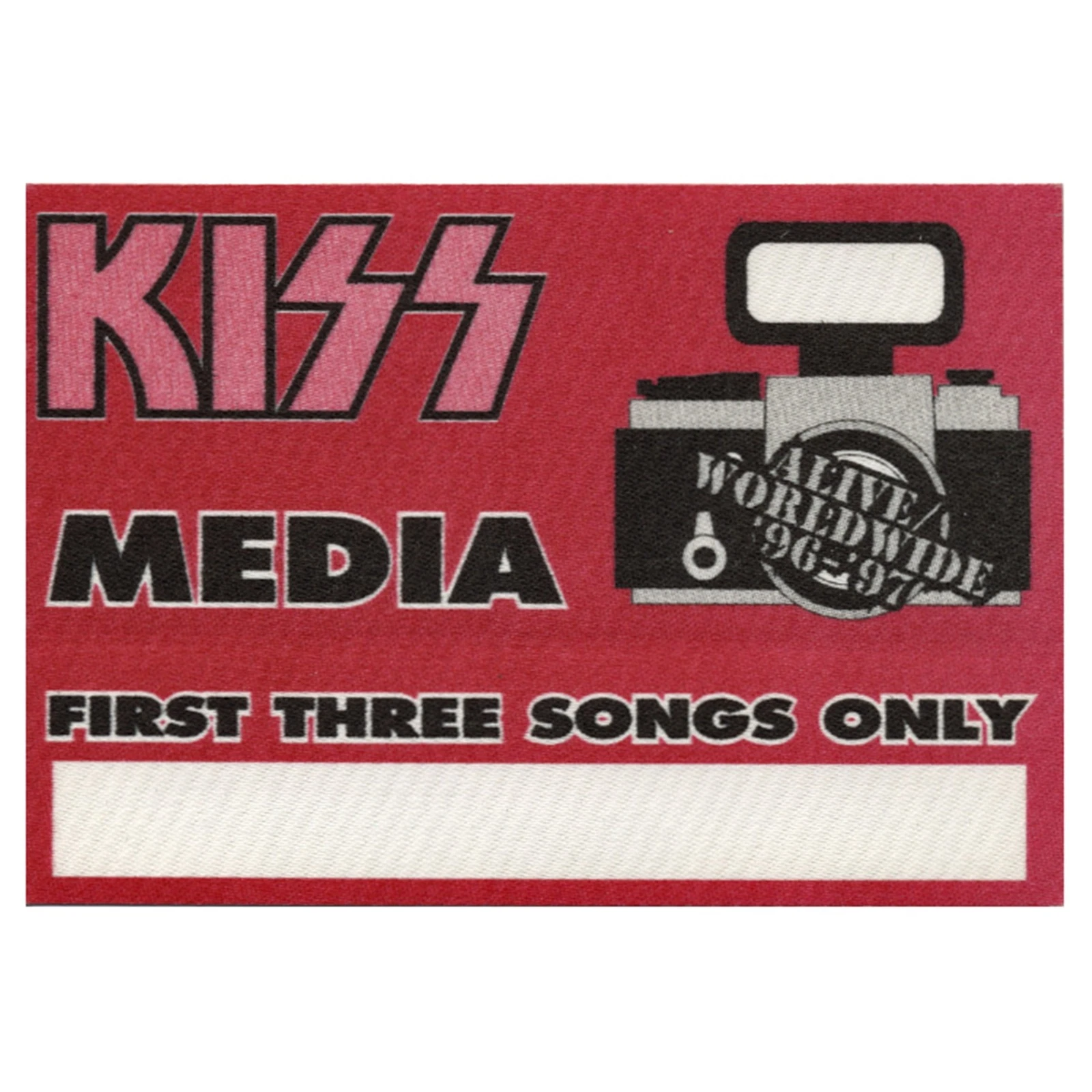 KISS 1996 Alive Worldwide Concert Tour Backstage Pass | Autographia