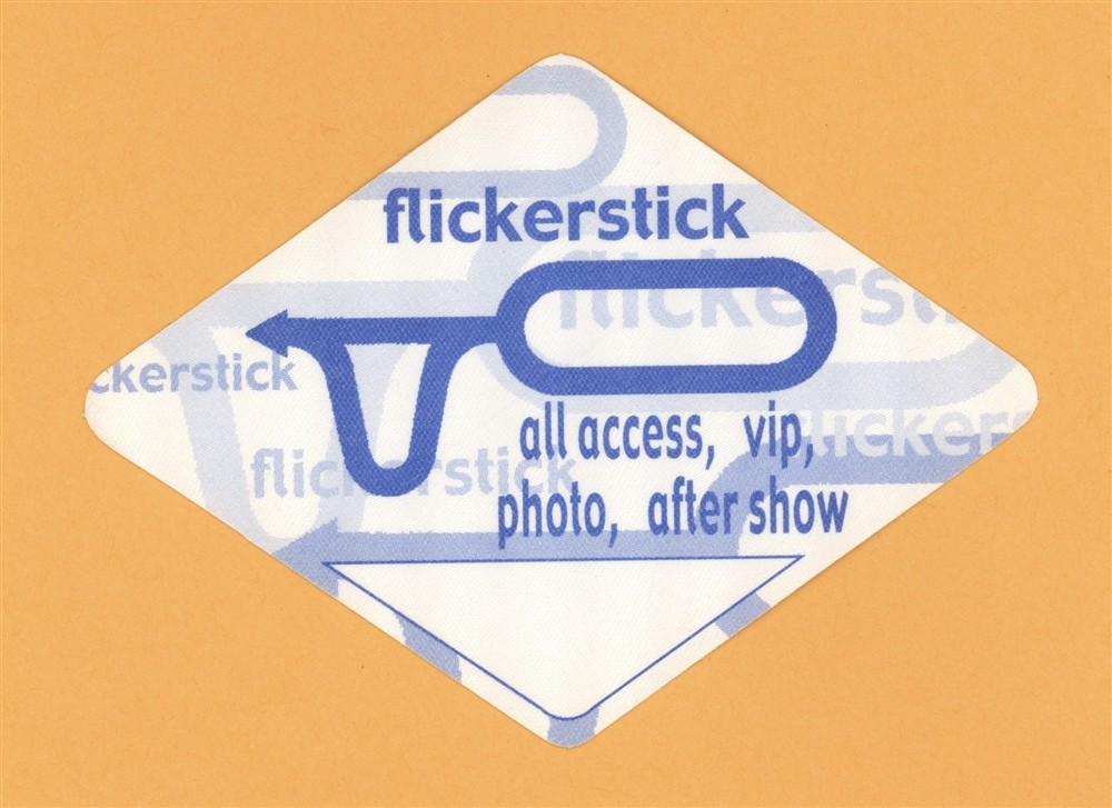 Flickerstick 1997 Chloroform the One You Love Concert Tour Backstage ...