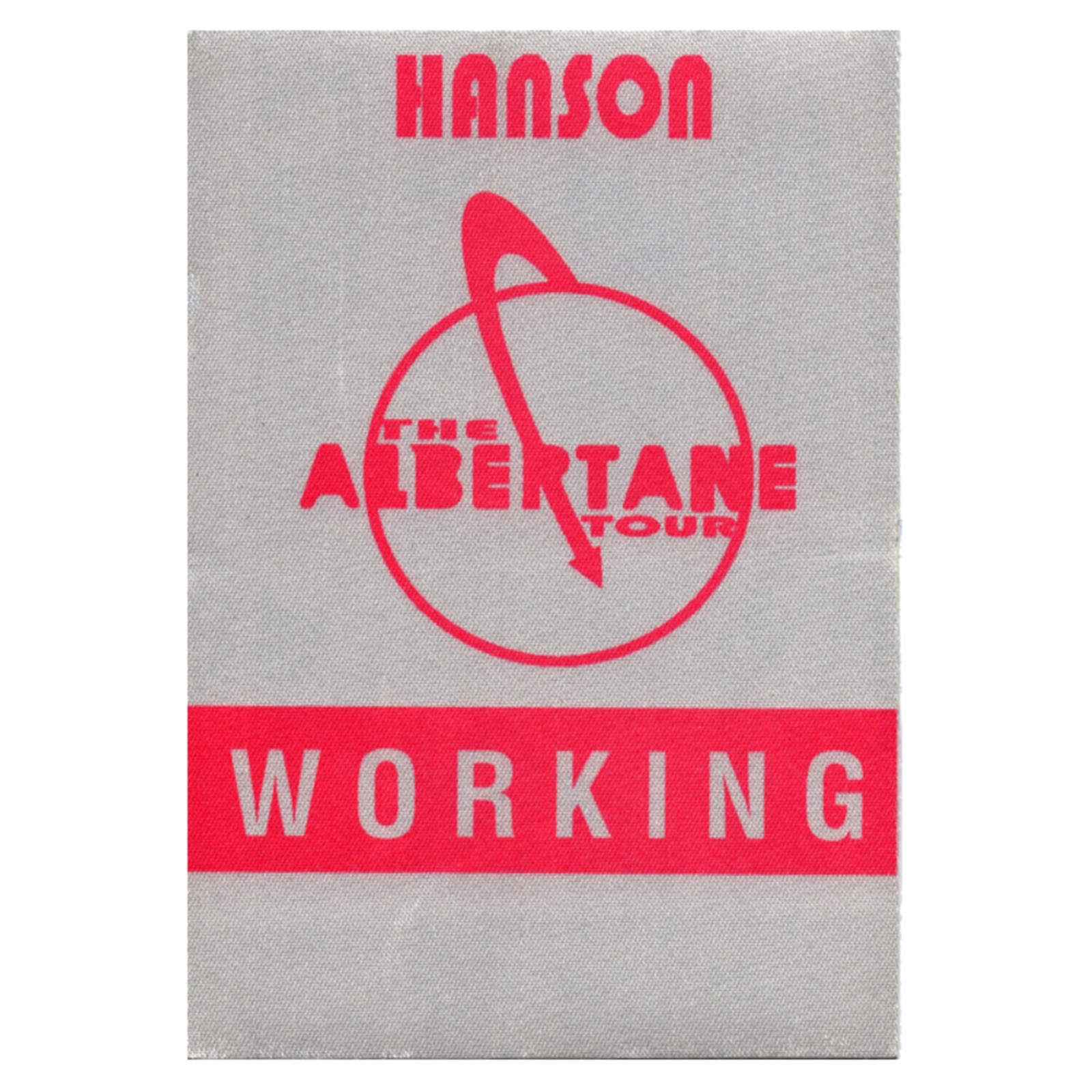 Hanson 1998 Albertane Concert Tour Working Backstage Pass | Autographia