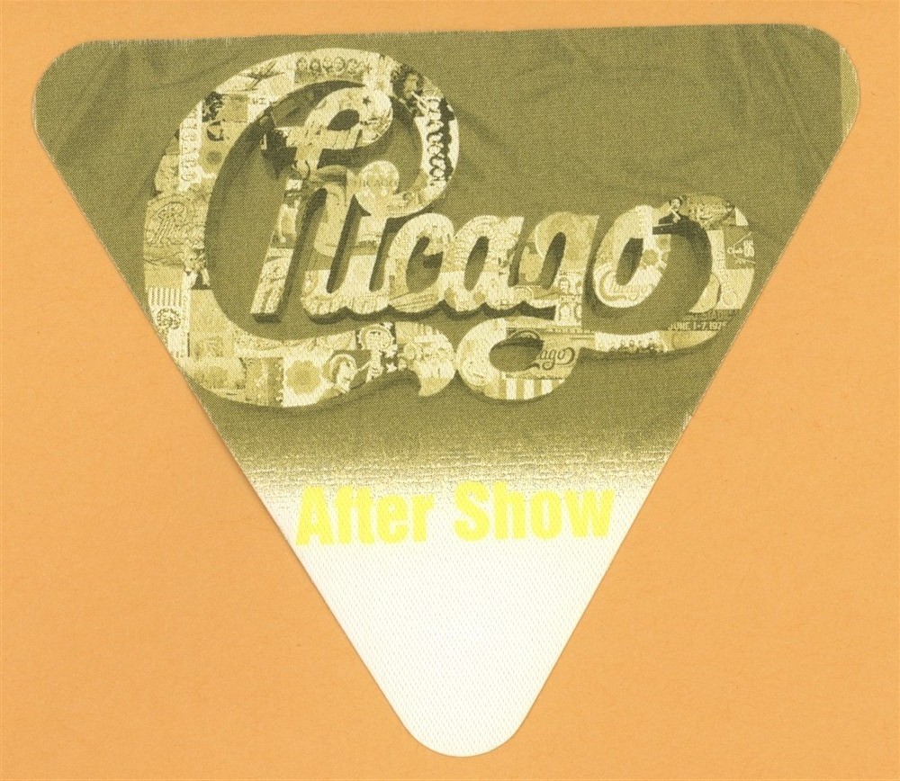 Chicago 1999 Concert Tour AFTER SHOW Backstage Pass | Autographia