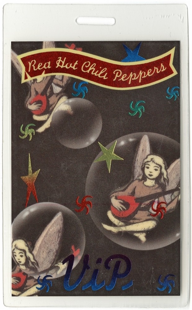Red Hot Chili Peppers 1995 Laminate Backstage Pass One Hot Minute Tour ...