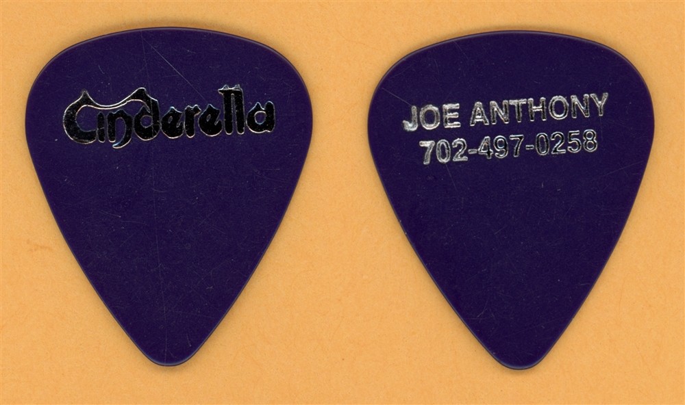 Cinderella Joe Anthony Vintage Guitar Pick - 1990 Heartbreak Station ...