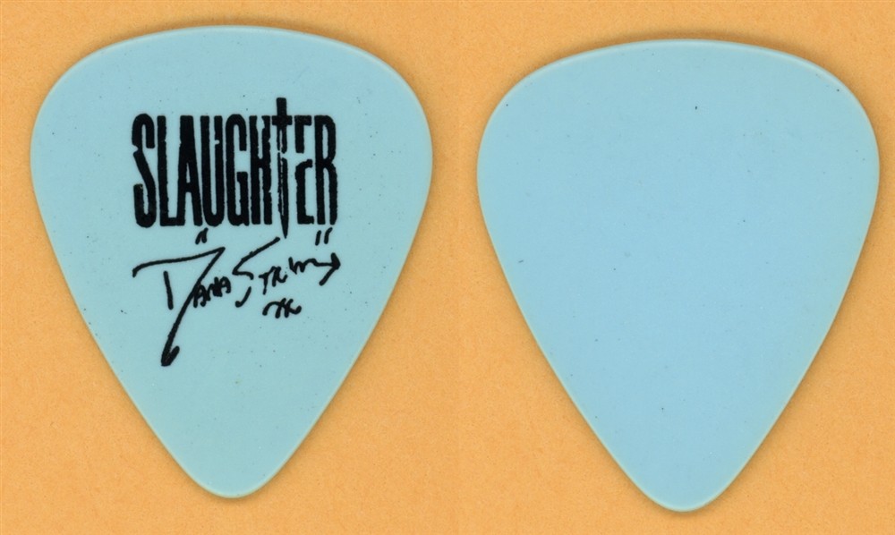 Slaughter Dana Strum Vintage Guitar Pick - 1992 The Wild Life Tour ...
