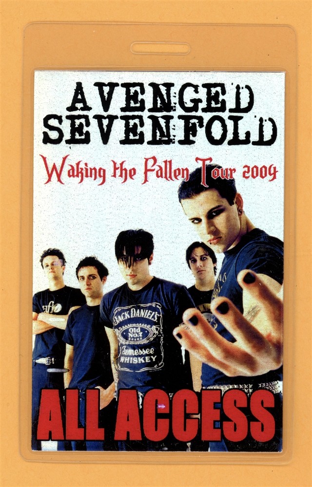 Avenged Sevenfold 2004 Waking the Fallen Tour AA Laminated Backstage Pass | Autographia