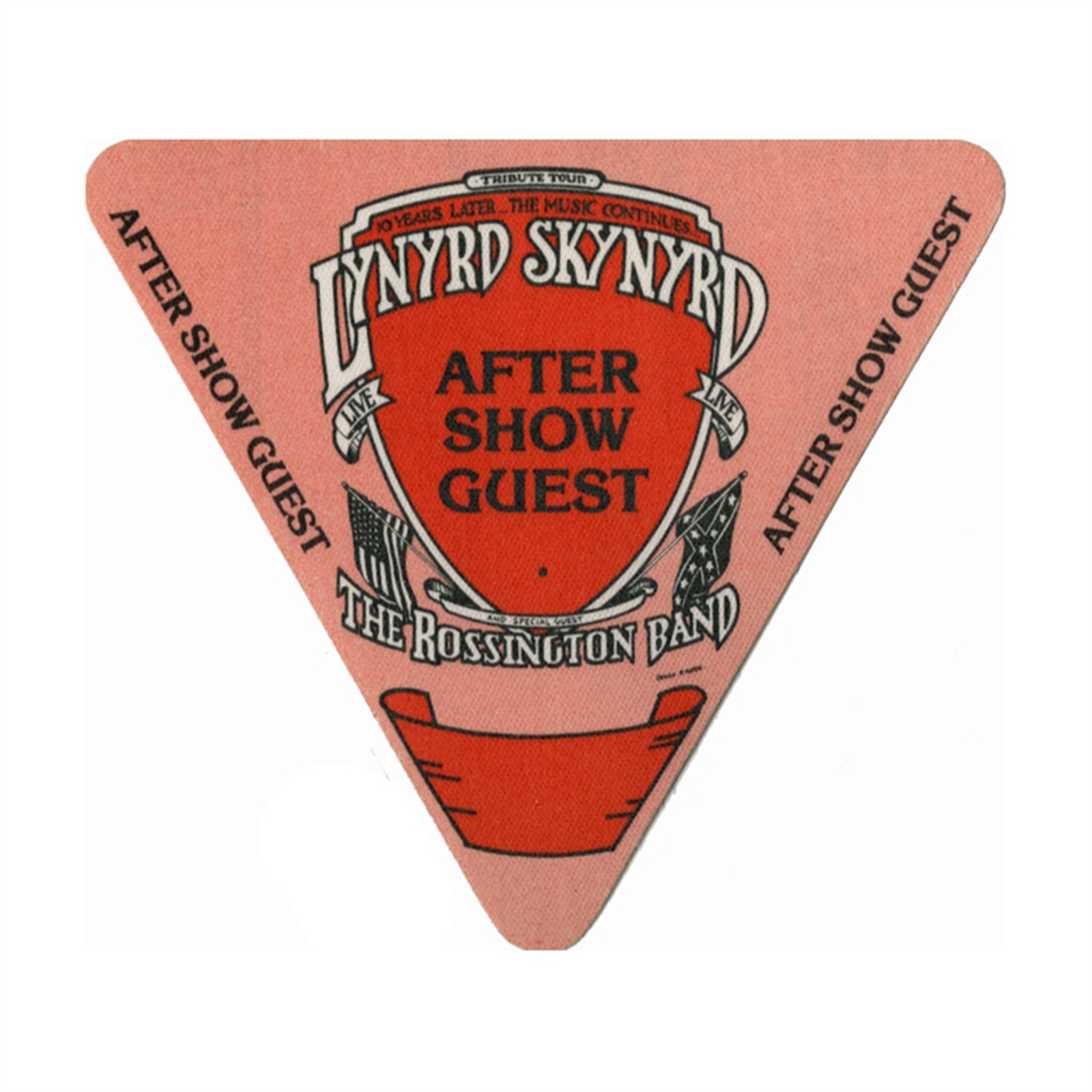 Lynyrd Skynyrd 1987 Tribute Concert Tour Backstage Pass | Autographia