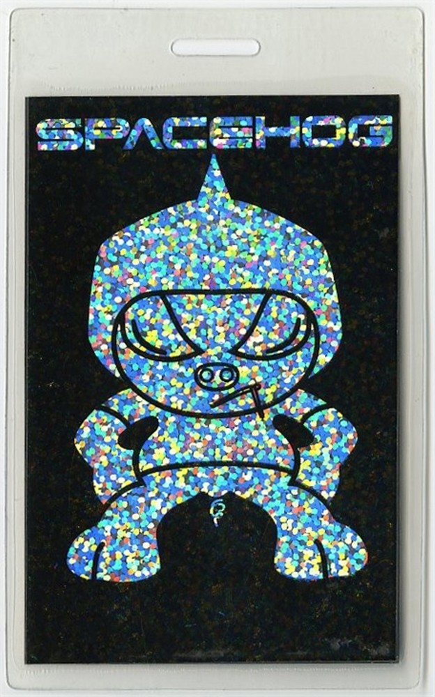 Spacehog 1998 The Chinese Album Concert Tour Foil Laminated Backstage ...