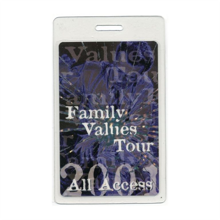 Linkin Park 2001 Laminated Backstage Pass Stone Temple Pilots Family ...