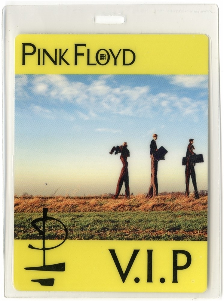 Pink Floyd 1994 Concert Laminated Backstage Pass Division Bell Tour ...