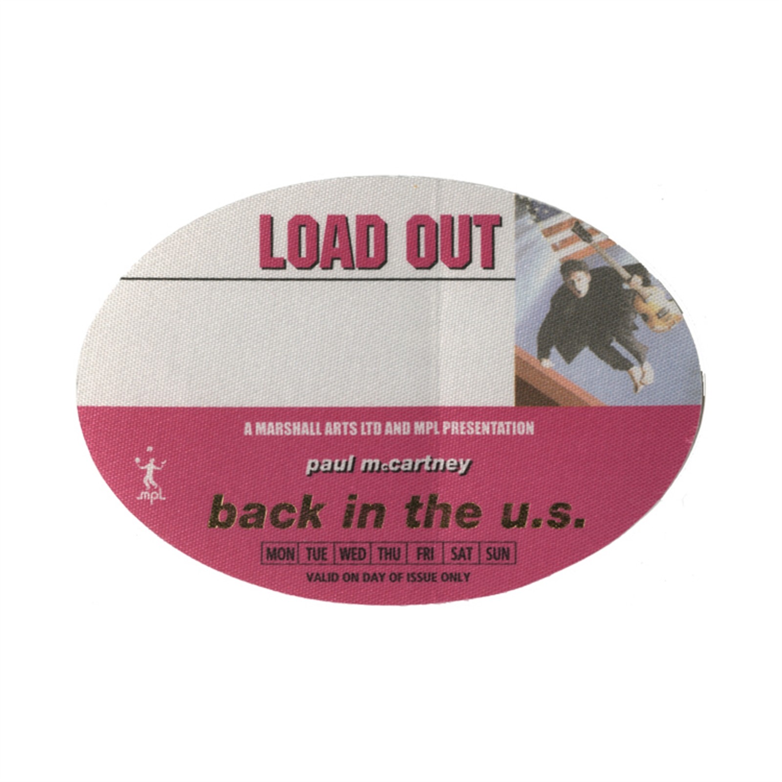 Paul McCartney 2003 Backstage in the U.S. Concert Tour Load Out ...
