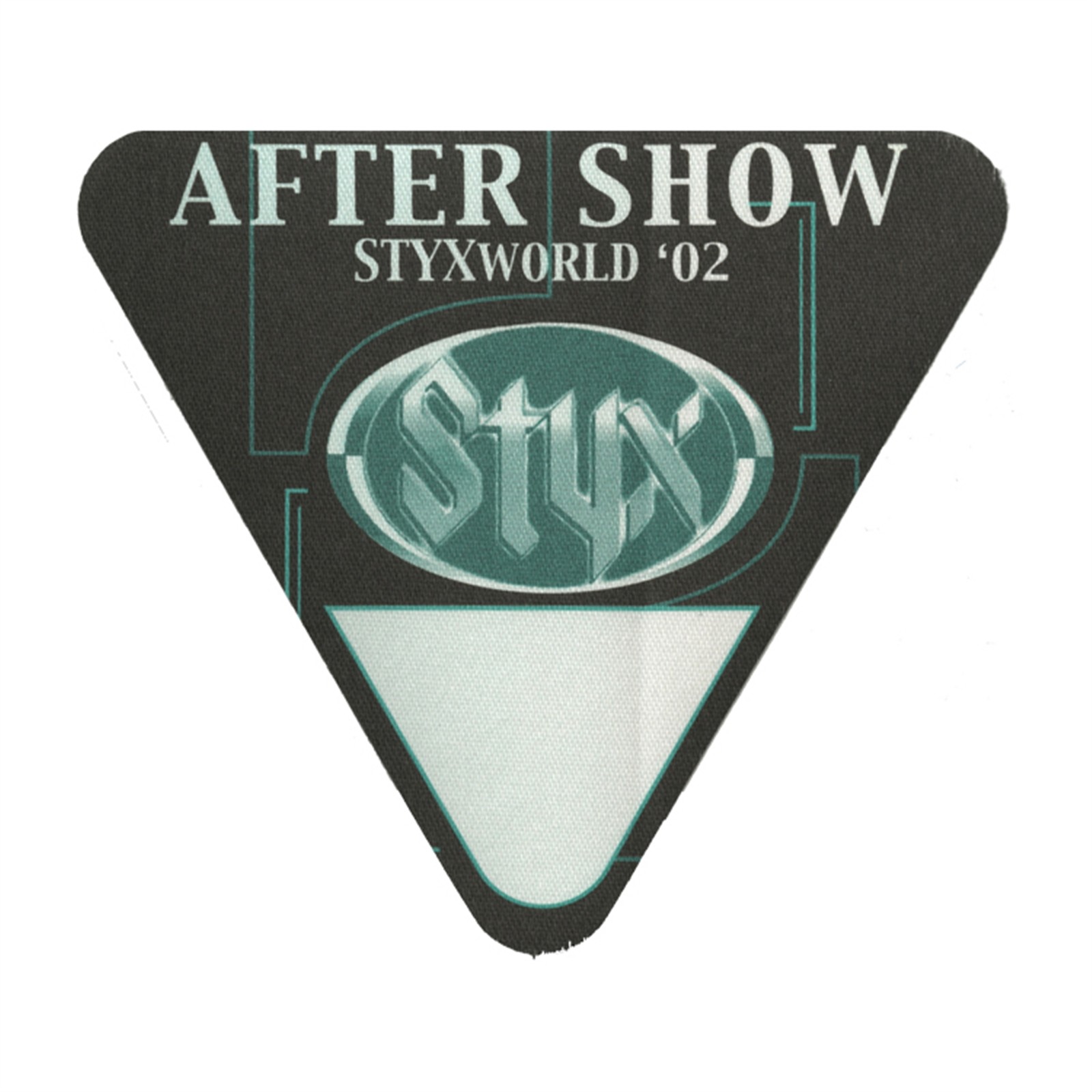 Styx 2002 Styxworld Concert Tour Aftershow Backstage Pass | Autographia