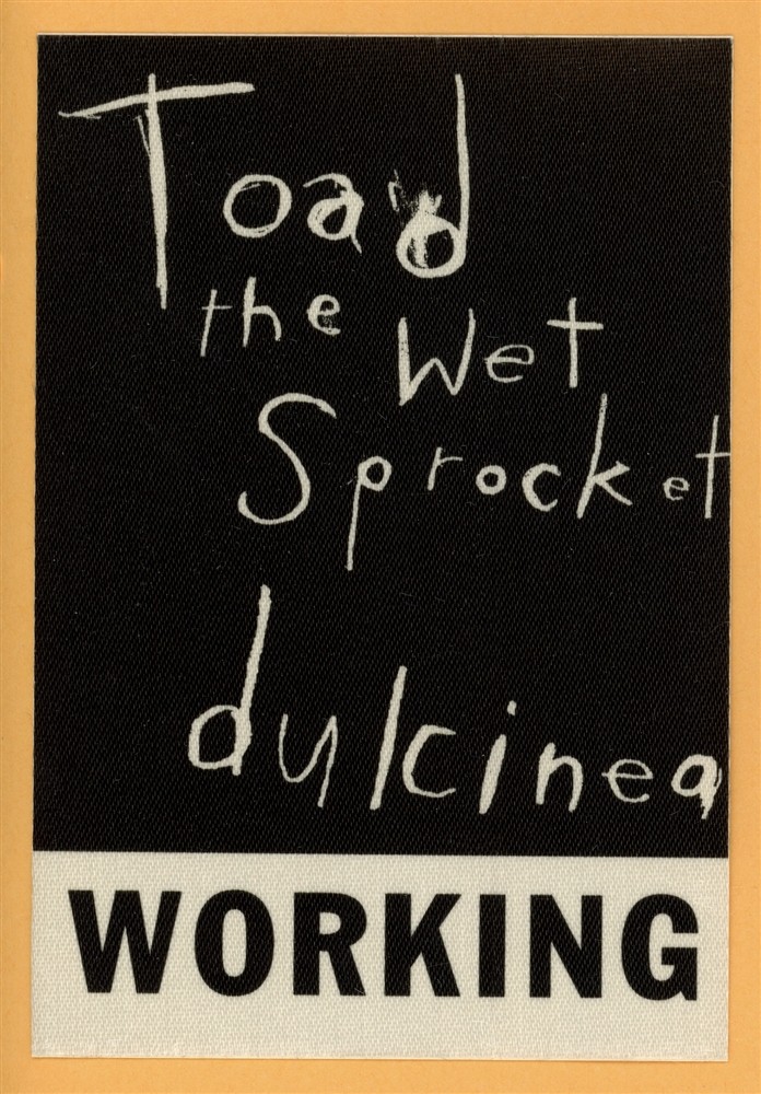 Toad The Wet Sprocket 1994 Dulcinea Concert Tour WORKING Backstage Pass ...