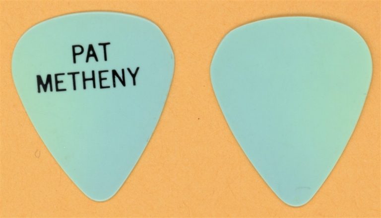 Pat Metheny Group Vintage Guitar Pick - 1989 Letter from Home Tour ...