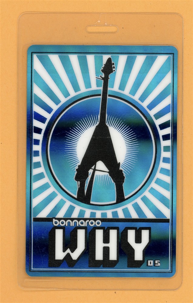 My Morning Jacket 2005 Bonnaroo Tour Laminated Backstage Pass | Autographia