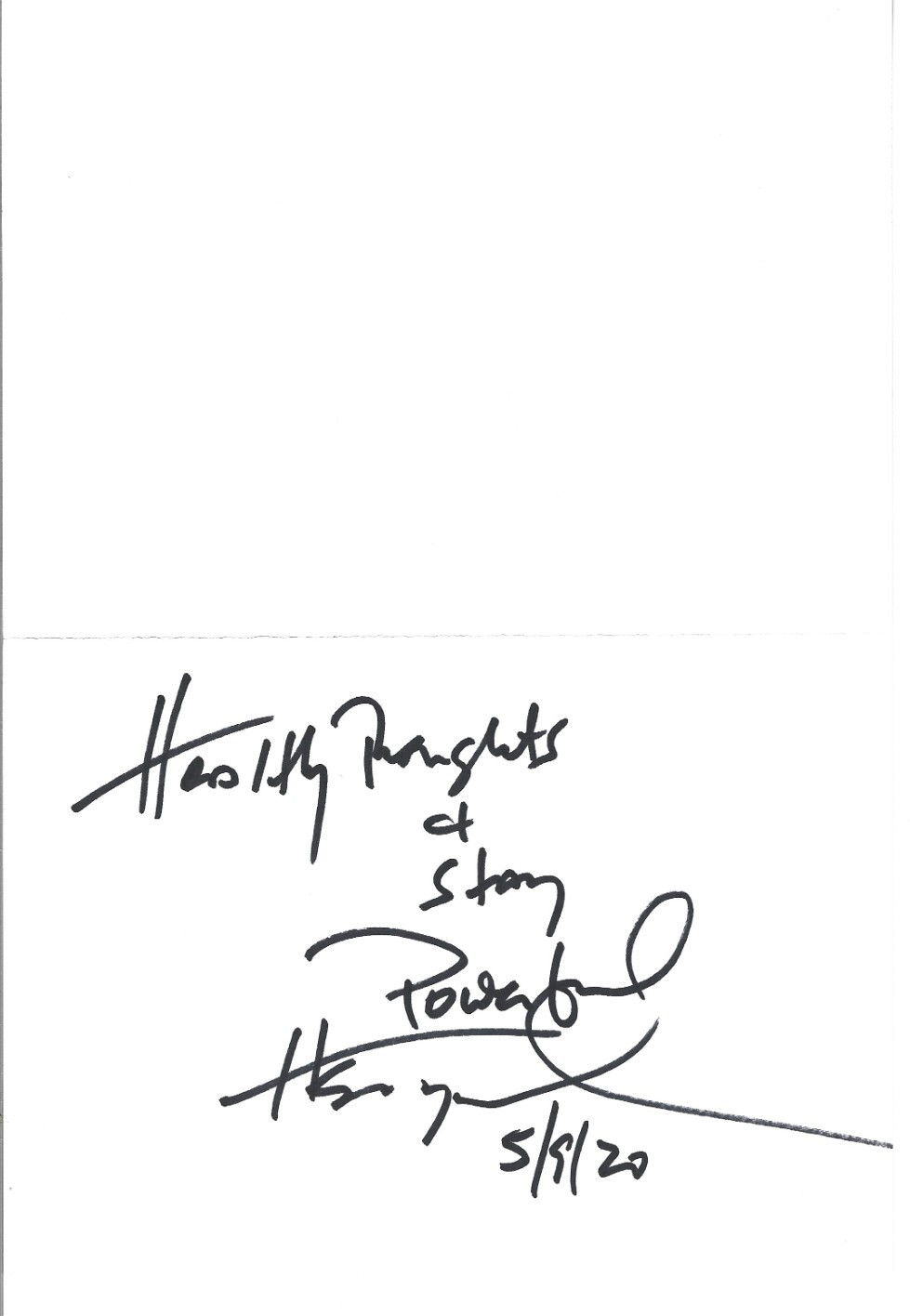 Henry Winkler SIGNED Promo Greeting Card JSA COA Autograph Happy Days ...