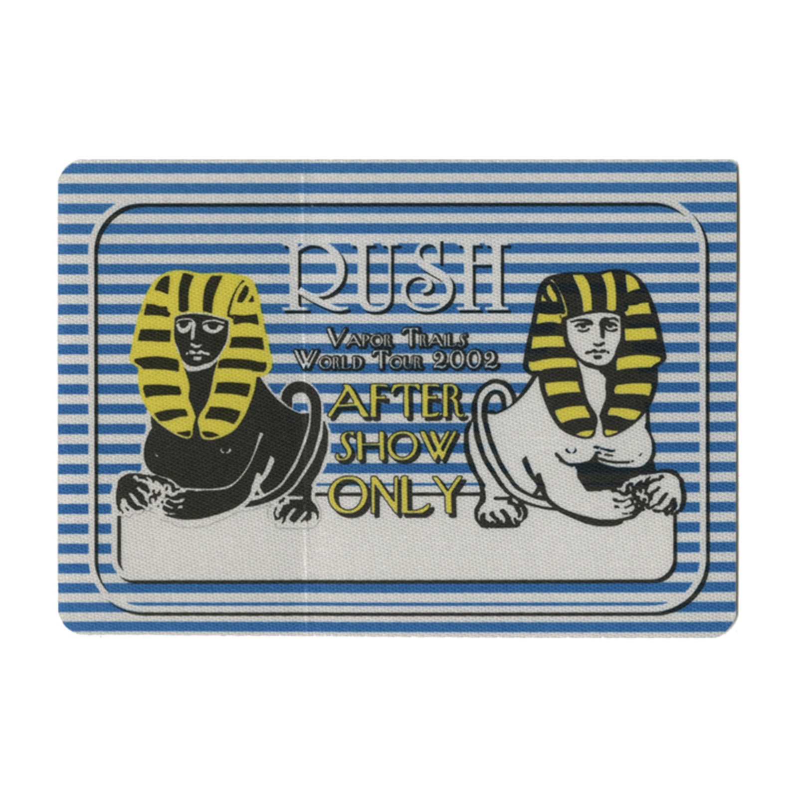 Rush 2002 Vapor Trails Concert Tour Aftershow Backstage Pass | Autographia