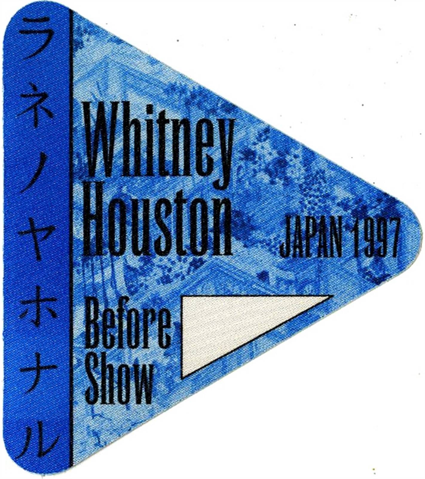 Whitney Houston 1997 Pacific Rim Concert Tour Backstage Pass | Autographia