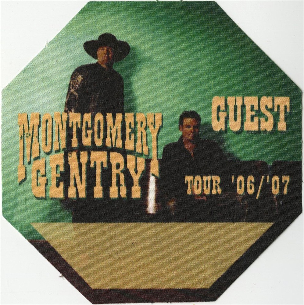 Montgomery Gentry 2006 Some People Change Concert Tour Backstage Pass ...
