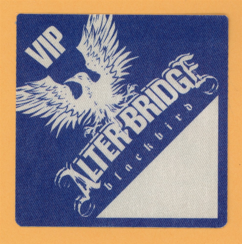 Alter Bridge 2007 Blackbird Concert Tour VIP Backstage Pass - Creed ...
