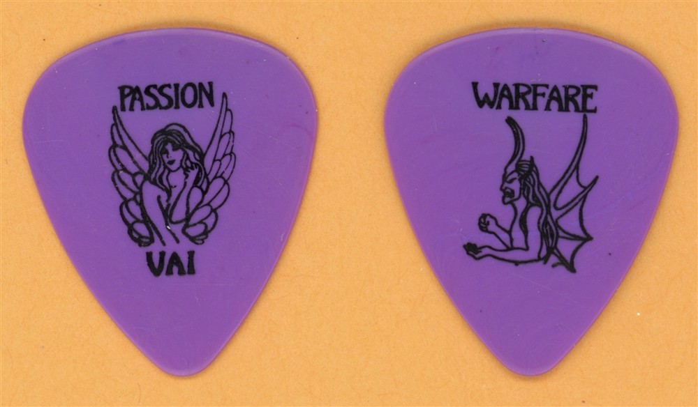 Steve Vai Vintage Guitar Pick - 1990 Passion and Warfare Tour | Autographia