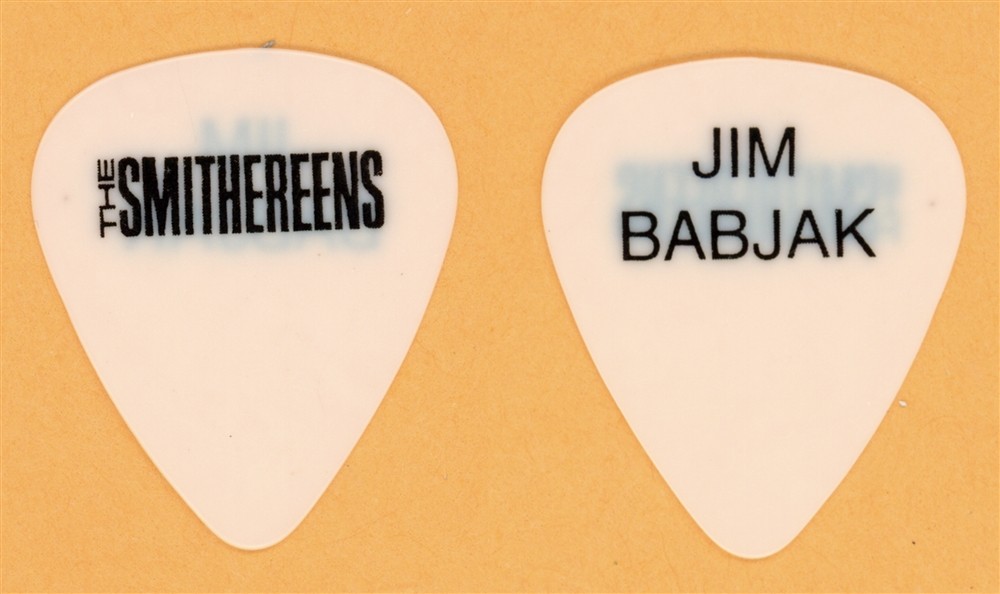 The Smithereens Jim Babjak Vintage Guitar Pick - 1994 US Tour | Autographia