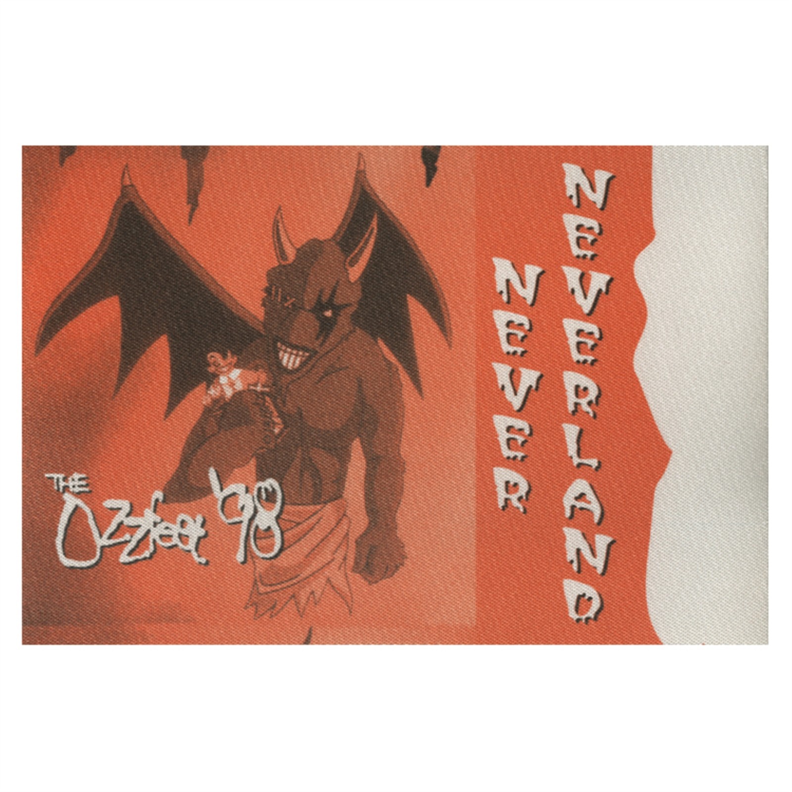 Tool 1998 Ozzfest Concert Tour Never Neverland Backstage Pass | Autographia