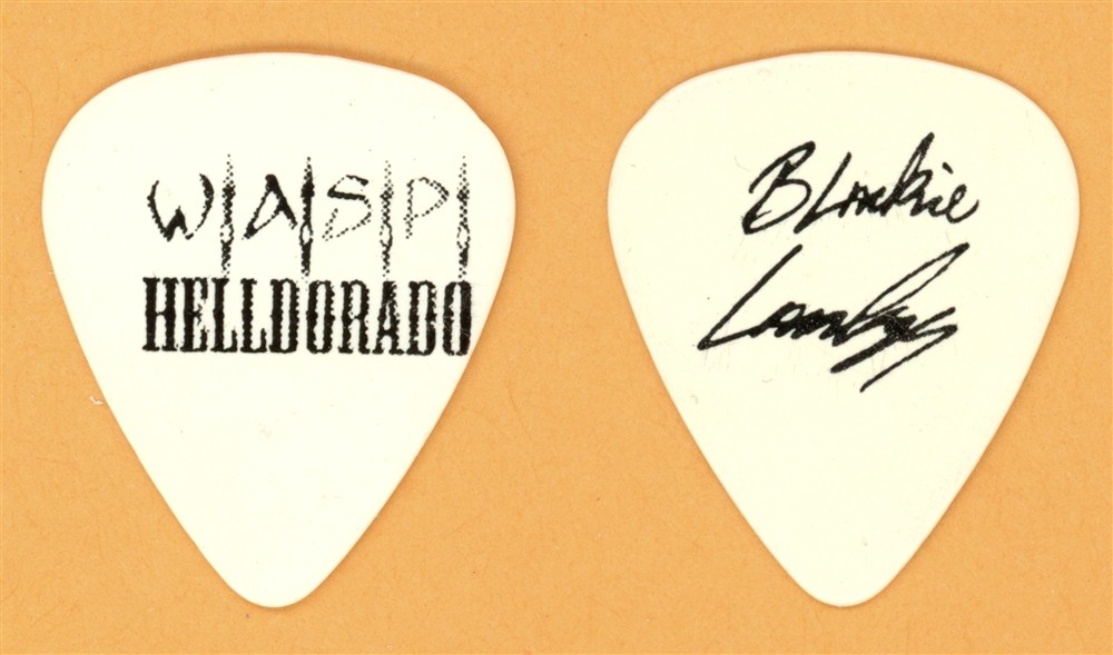 WASP Blackie Lawless Vintage Guitar Pick - 1999 Helldorado Tour ...