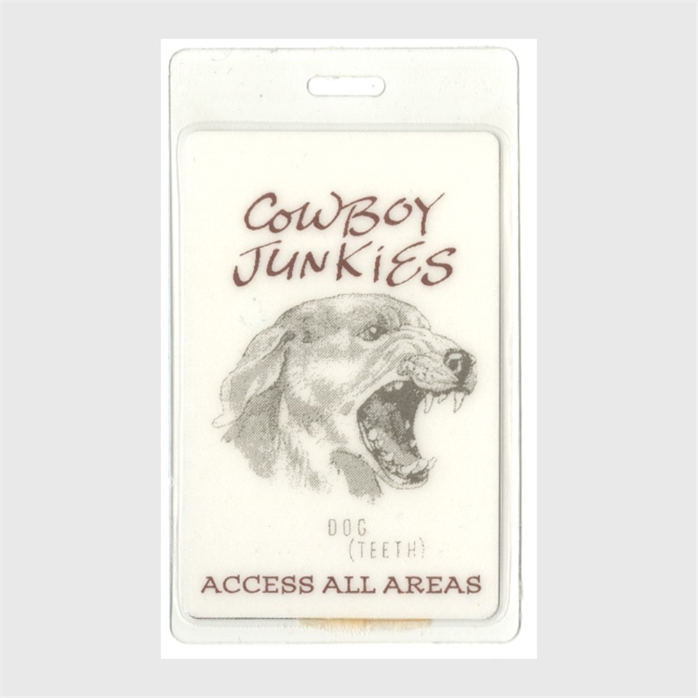 Cowboy Junkies 1992 Black Eyed Man Tour All Access Laminated Backstage ...