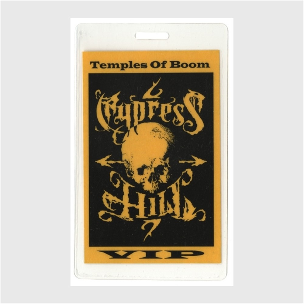 Cypress Hill 1995 Temples of Boom Concert Tour VIP Laminated Backstage ...