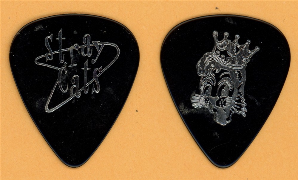 Stray Cats Brian Setzer Vintage Guitar Pick - 1986 Rock Therapy Tour ...