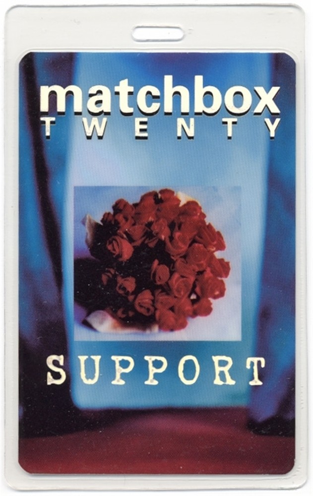 Matchbox 20 2000 Mad Season Concert Tour Laminated Backstage Pass | Autographia