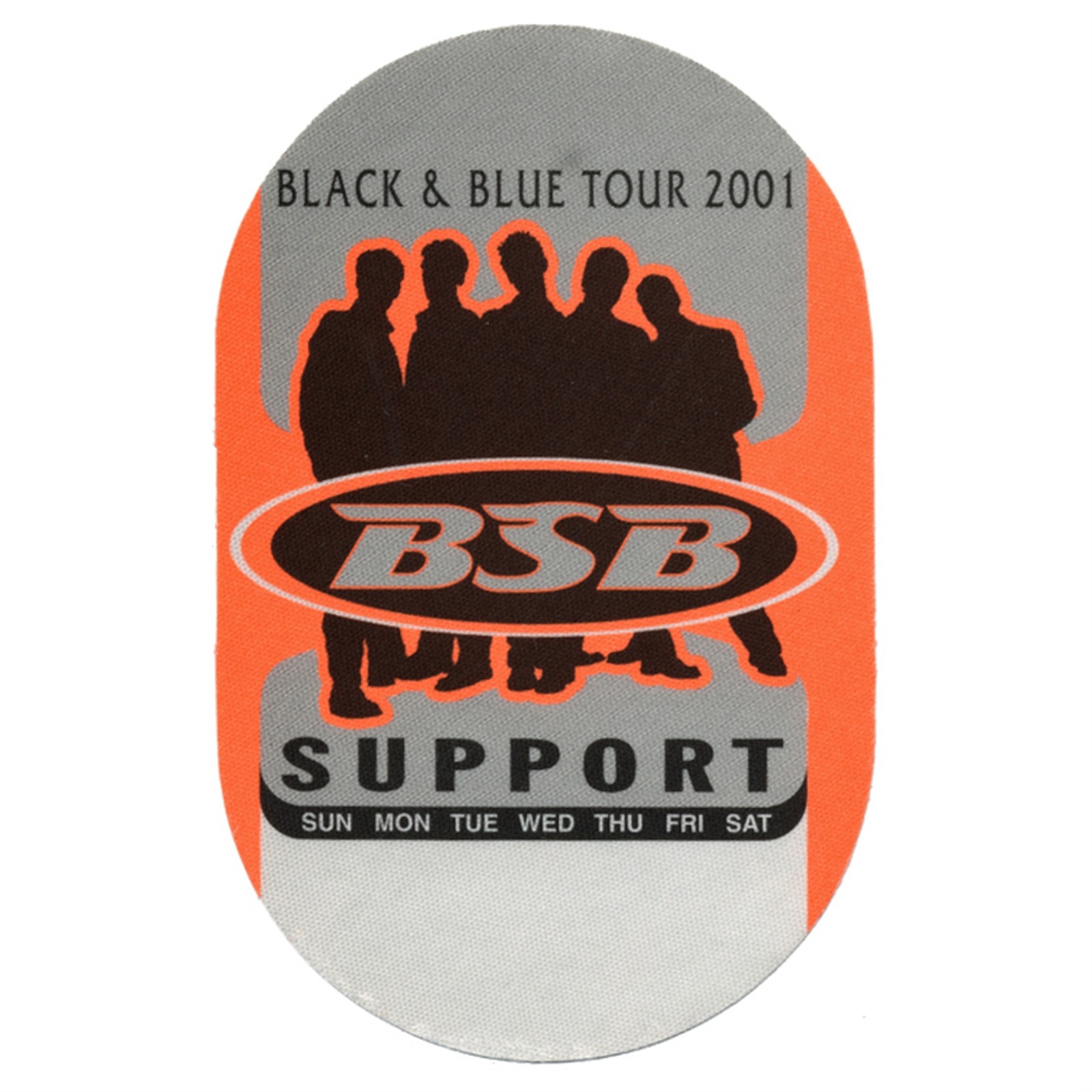 Backstreet Boys 2001 Black & Blue Concert Tour Support Backstage Pass ...