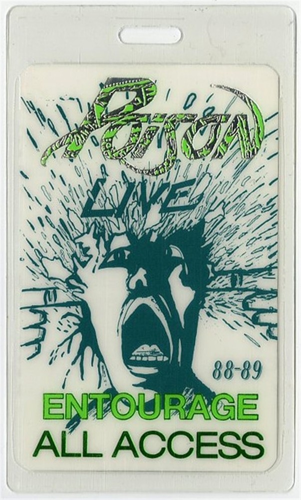 Poison 1988 Open Up and Say Ahh Concert Tour All Access Laminated ...