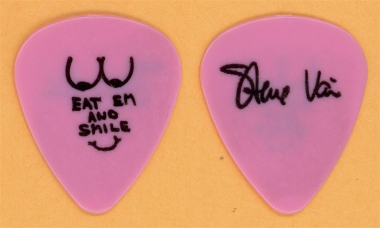 David Lee Roth Steve Vai Vintage Guitar Pick - 1986 Eat Em and Smile ...