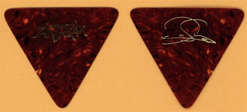 Anthrax Dan Spitz Vintage Guitar Pick - 1985 Spreading The Disease Tour ...