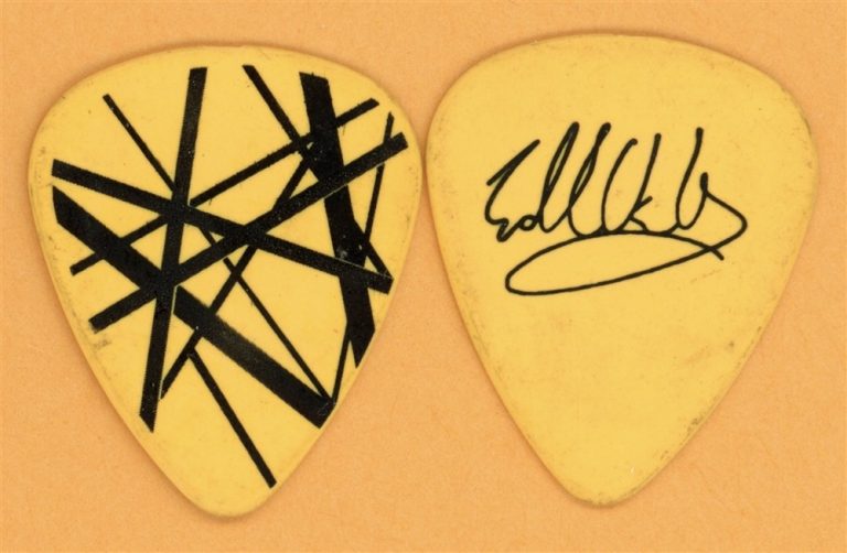 Van Halen EVH Vintage Guitar Pick - 2004 Reunion Tour | Autographia