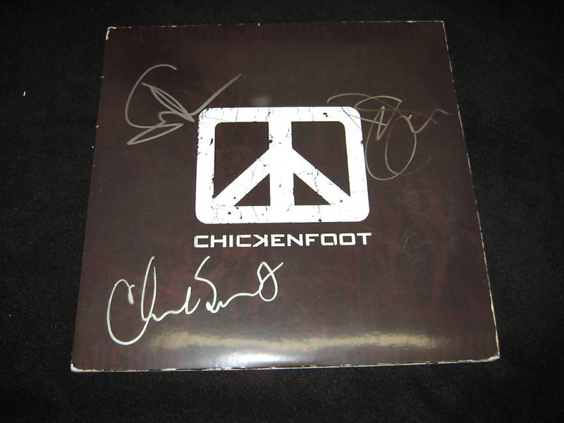 CHICKENFOOT Album Signed by SAMMY HAGAR SMITH SATRIANI | Autographia