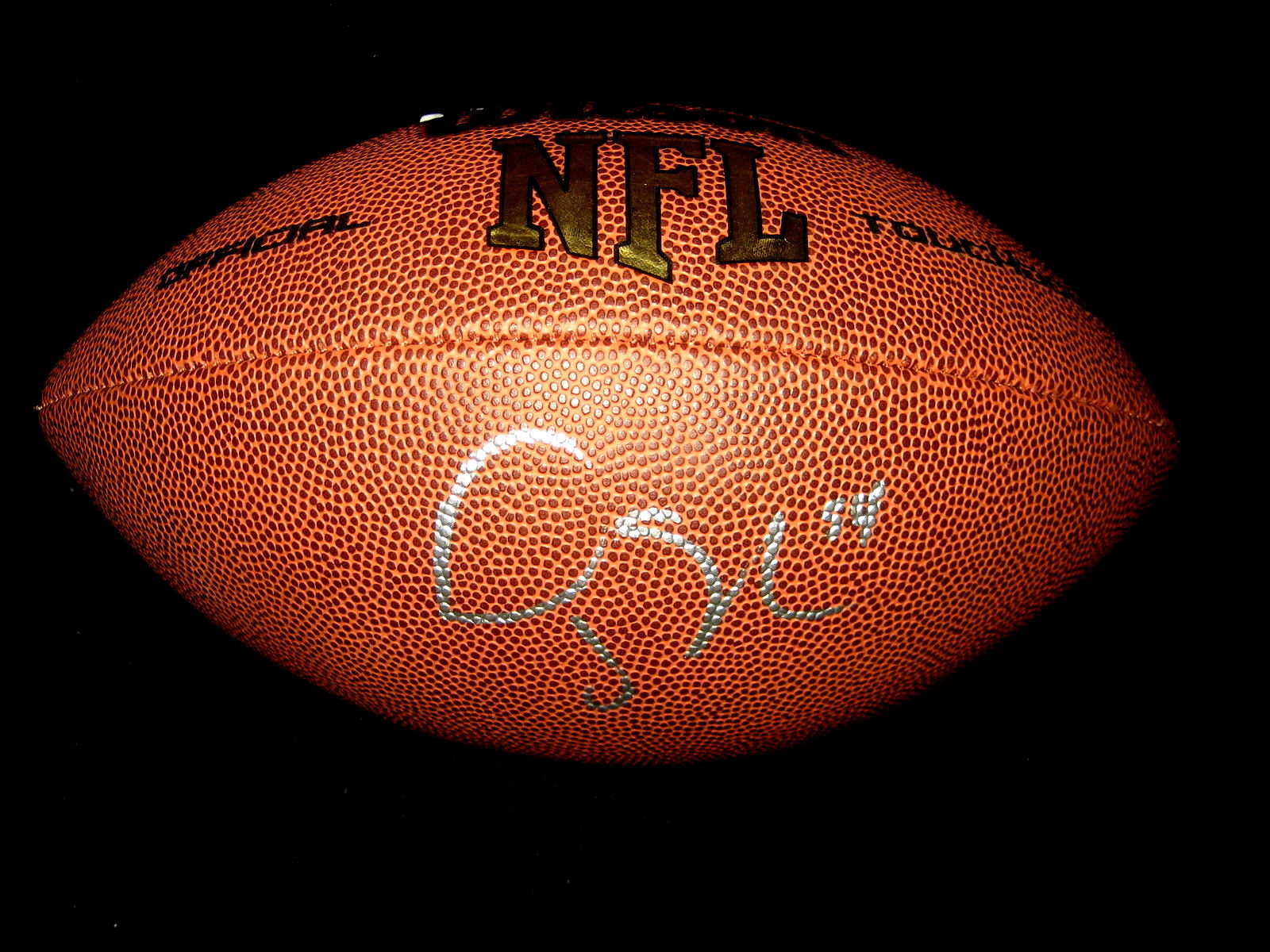 Dezman MOSES Signed Football KANSAS CITY CHIEFS | Autographia
