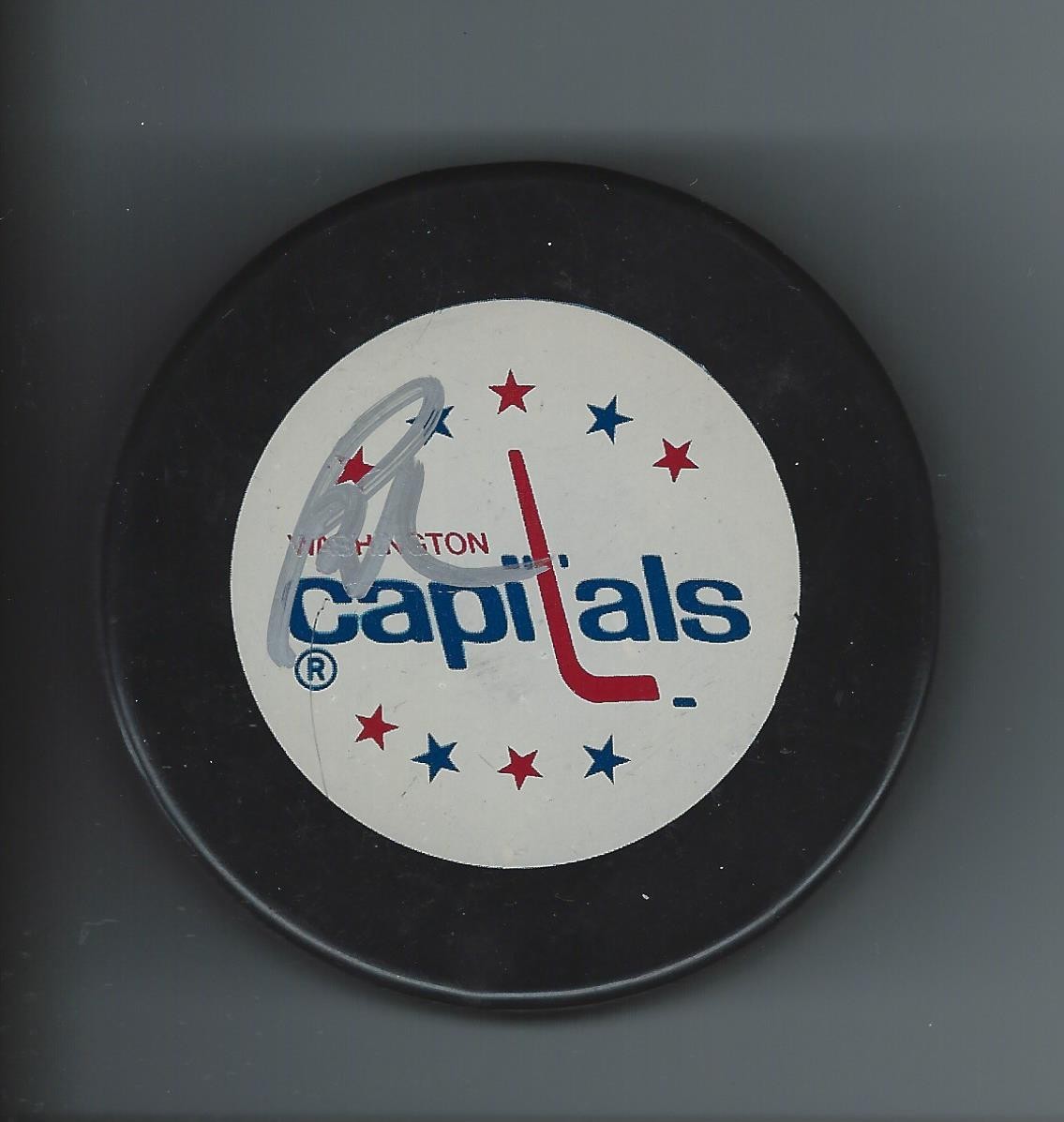 Bob ROUSE Signed WASHINGTON CAPITALS Puck | Autographia